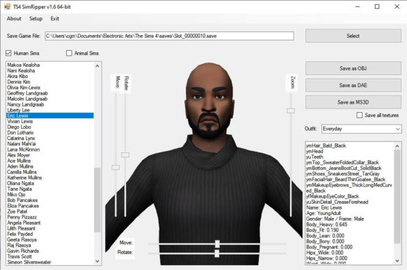 Sims 4 SimRipper rip sims from savegames - Best Sims Mods
