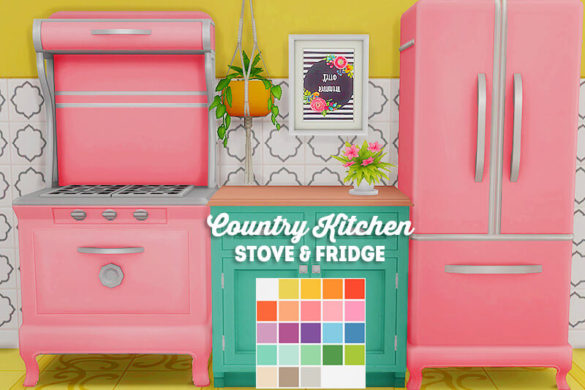 Sims 4 Country kitchen kit Archives - Best Sims Mods