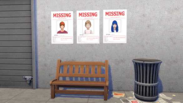 Sims 4 Missing Teens Posters - Best Sims Mods