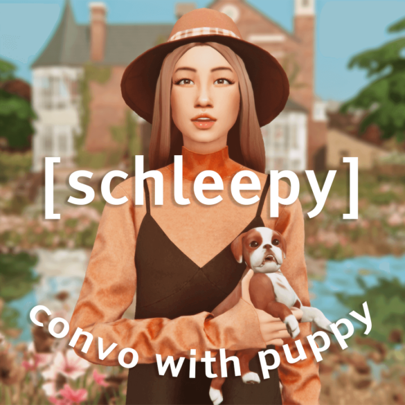 Sims 4 Convo With Puppy poses - Best Sims Mods