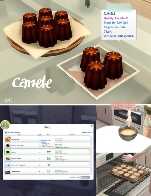 Sims 4 october 2021 recipecanele need recipe pack mod - Best Sims Mods