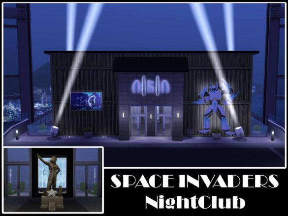 Sims 4 Space Invaders Nightclub - Best Sims Mods