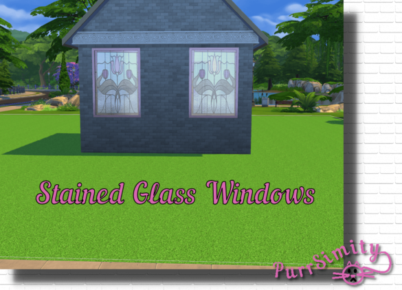 Sims 4 Stained Glass window - Recolor - Best Sims Mods