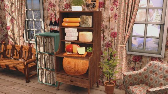 Sims 4 cheese set - Best Sims Mods