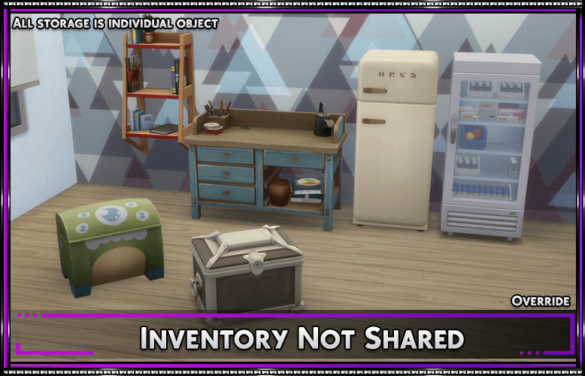 The Sims 4 Inventory Not Shared - Best Sims Mods