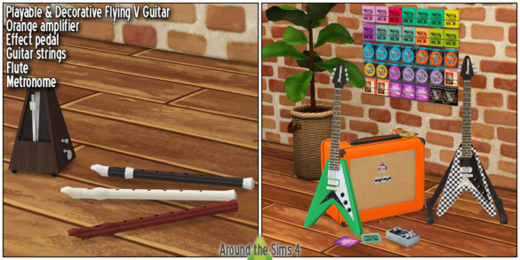 Music Instruments – Playing and Decorative - Best Sims Mods