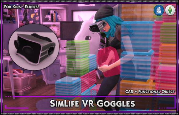 The Sims 4 SimLife VR Goggles - Best Sims Mods