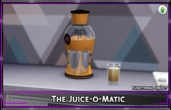 The Sims 4 The Juice-o-Matic (Functional Juicer) - Best Sims Mods