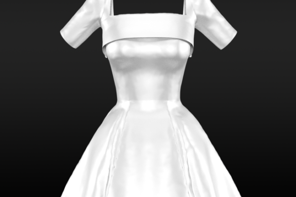 Sims 4 Natalia Slit Dress - Best Sims Mods
