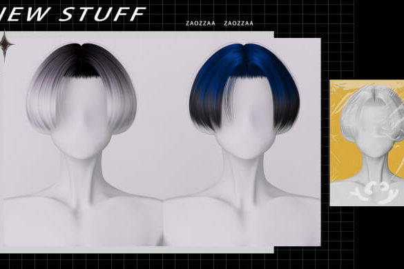 The Sims 4 martini hair bgc 24 ea swatches all gen - Best Sims Mods