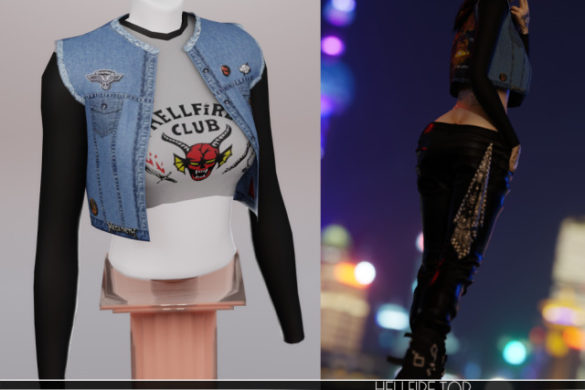 The Sims 4 Knitted Tube Top at Charonlee - Best Sims Mods