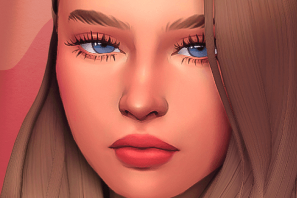 3D Eyelashes NO.2 twisted-cat - Best Sims Mods