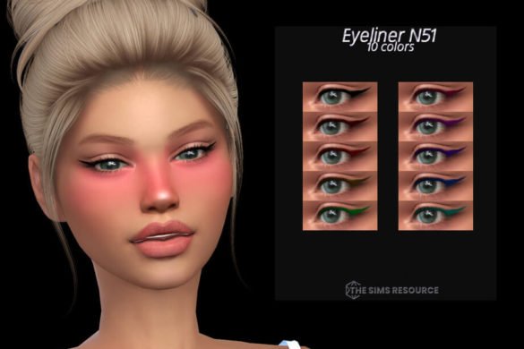 MAKEUP SET LIPLINER EYELASHES obscurus-sims - Best Sims Mods