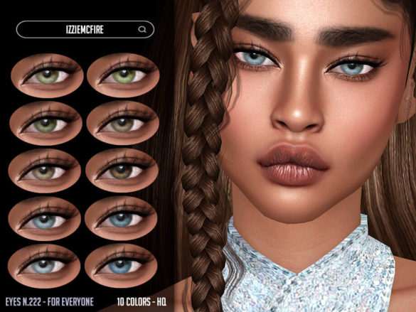 IMF Eyes N.222 Sims 4 Eye Colors - Best Sims Mods
