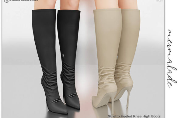 MYOBI acacia chunky garter boots - Best Sims Mods