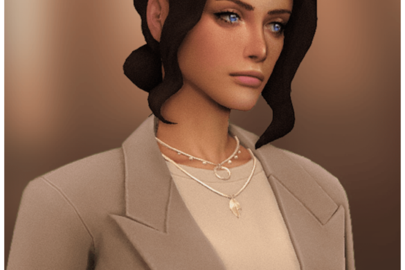 The Sims 4 alligator blood hairstyle - Best Sims Mods