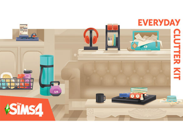 xsavannahx987 EVERYDAY CLUTTER Kit BGC - Best Sims Mods