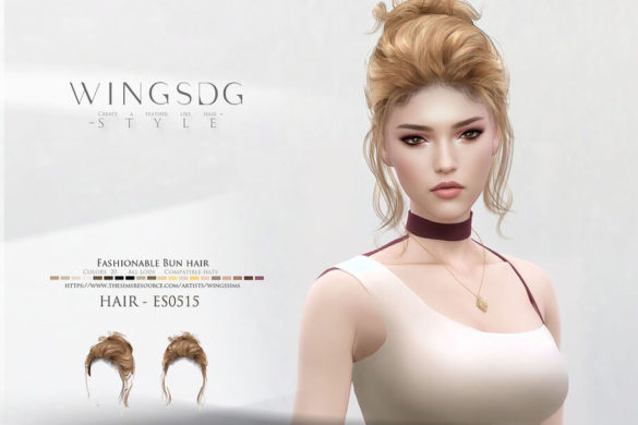 Cora Hair Base Game - Best Sims Mods