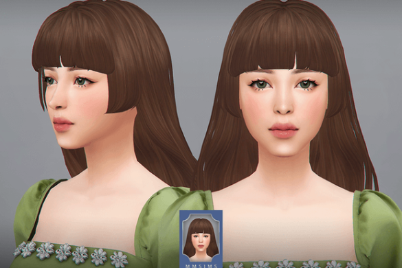 Andrine Hairstyle by simstrouble - Best Sims Mods