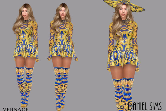 Fantasy Forest Collection Dryad Top and Skirt - Best Sims Mods