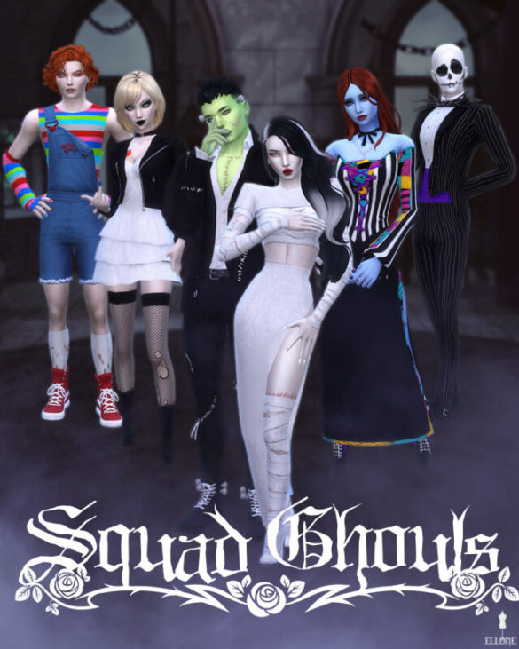 ELLONE - SQUAD GHOULS COLLECTION - Best Sims Mods