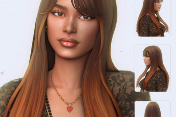 jujujam041 hair Y2K girl - Best Sims Mods