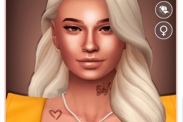 ANTONIA HAIR - Best Sims Mods