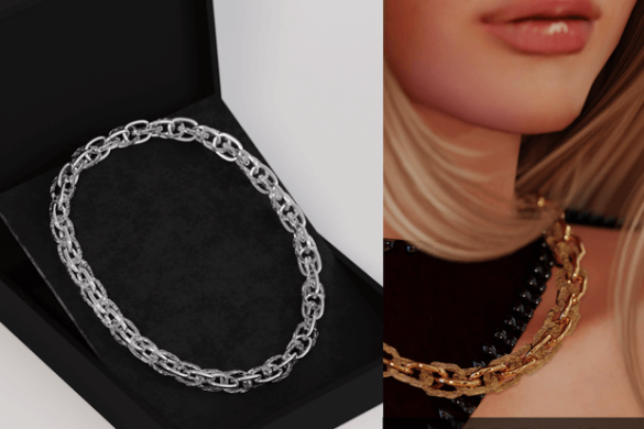 Duet Necklace Set - Best Sims Mods