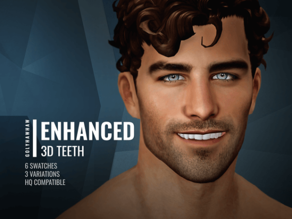 ENHANCED 3D TEETH - Best Sims Mods