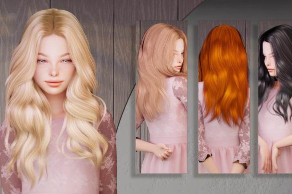 Vacation Vibes - Azalea Hair - Best Sims Mods