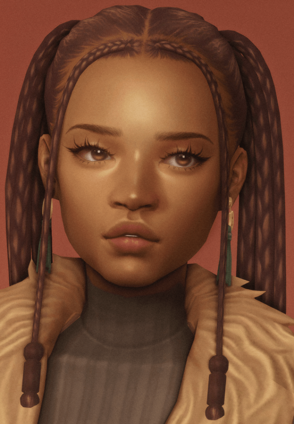 genesis braids - Best Sims Mods