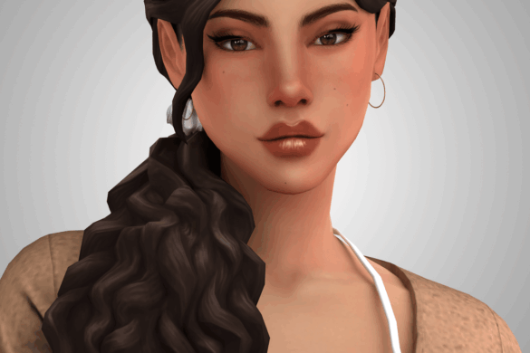 Updo hairstyle (030123 Liz) - Best Sims Mods