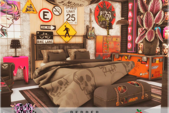 Sims 4 Athens Bedroom by ArtVitalex at TSR - Best Sims Mods