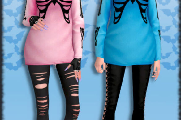 maison minuit cas decor bag dress - Best Sims Mods