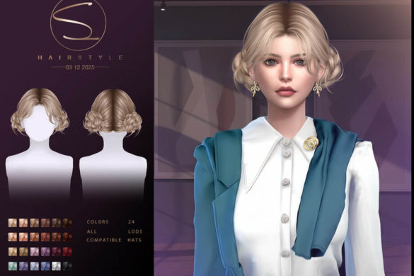 Lovette Hair - Best Sims Mods